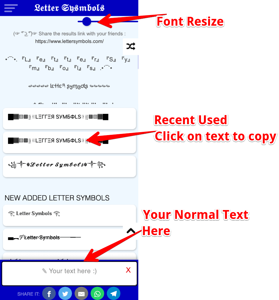 Symbol Letter Keyboard Infoupdate